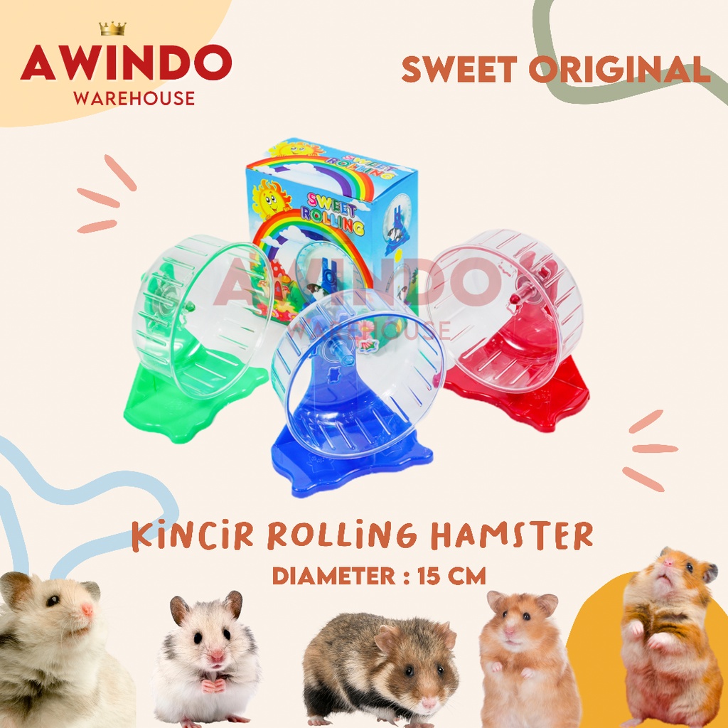 Hamster ROLLING Wheel NO.1 - Sports Toy Jogging Wheel Running Ball ...
