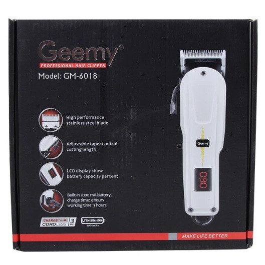GEEMY GM-6018 Hair & beard clipper Professional Hair Clipper ...