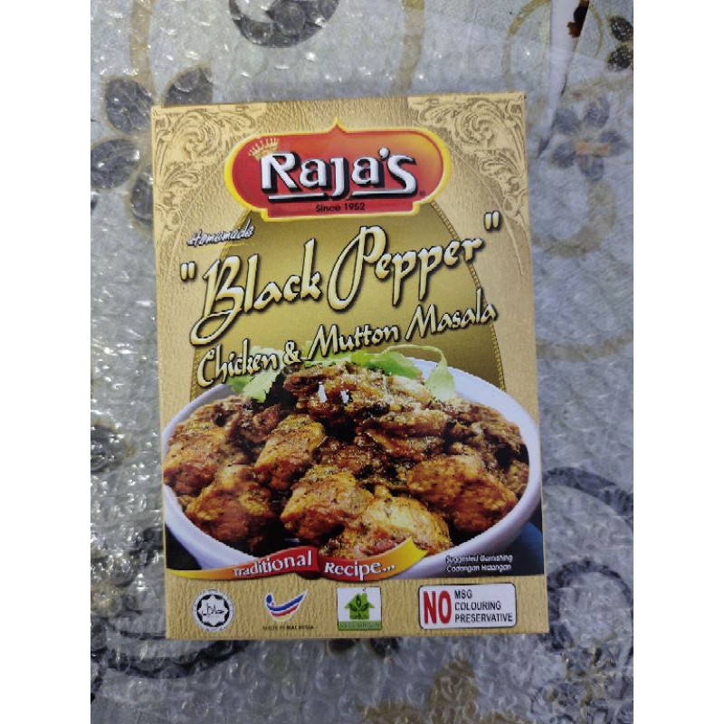 Raja's Black Pepper Powder / Lada Hitam Serbuk 70gm | Shopee Malaysia