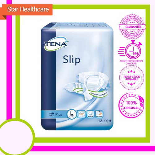 Tena Proskin Slip Plus Adult Diaper 12's | Shopee Malaysia