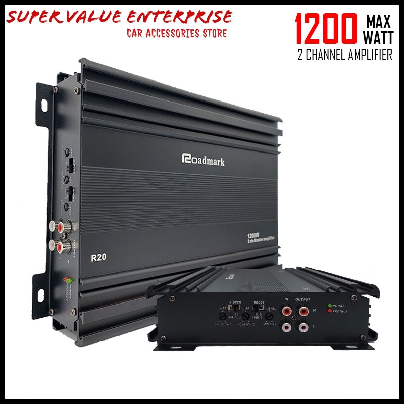 Roadmark R20 2 Channel High Performance Mosfet 1200 Max Watt Car ...