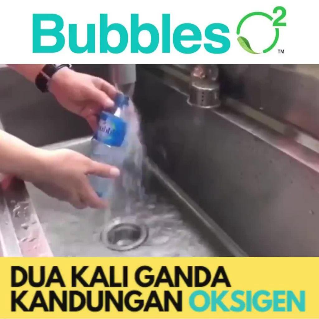 [800ml x 12bottles] Bubbles O2 Naturally Oxygenated (Oxygen-Rich ...