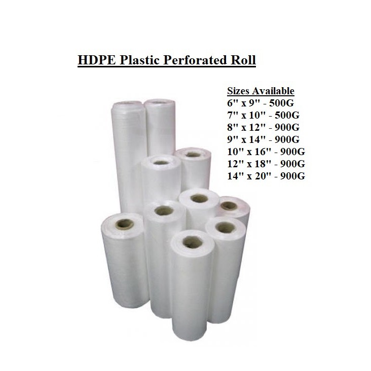 Plastic Roll/ Multipurpose Plastic Bag Perforated Roll Food Packaging ...
