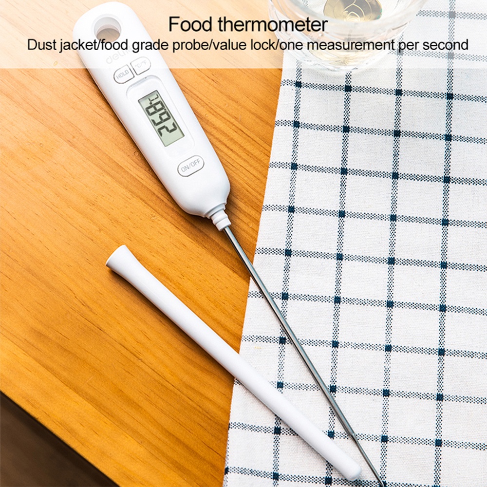 Deli Hygrothermograph Digital Food Temperature Kitchen Thermometer ...