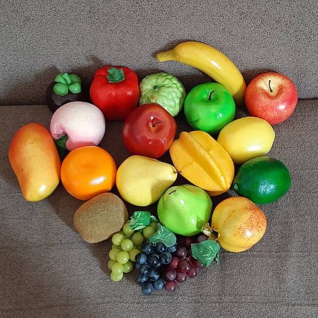 REPLIKA Artificial decorative fruit display fake fruits display fruit ...