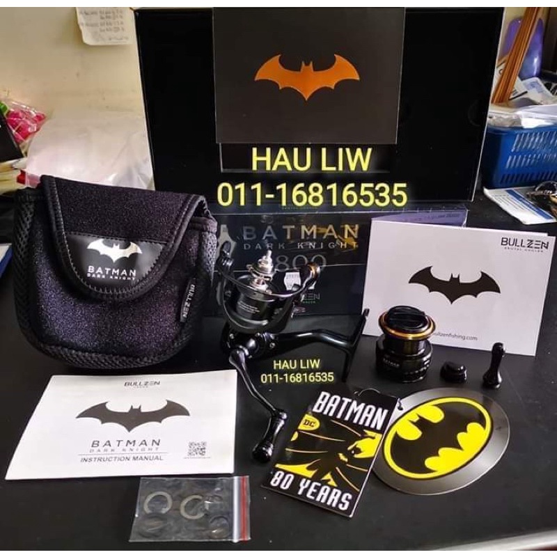BULLZEN BATMAN DARK KNIGHT 800 SPINNING REEL | Shopee Malaysia