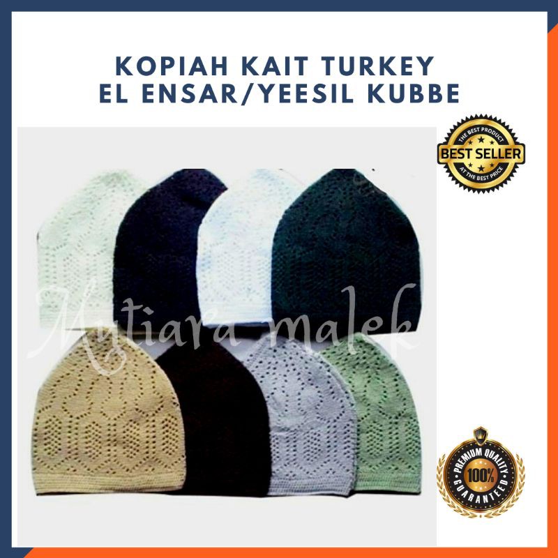 Kopiah kait (kait Turkey) Child (3year Above) - Dewasa (Free Size ...