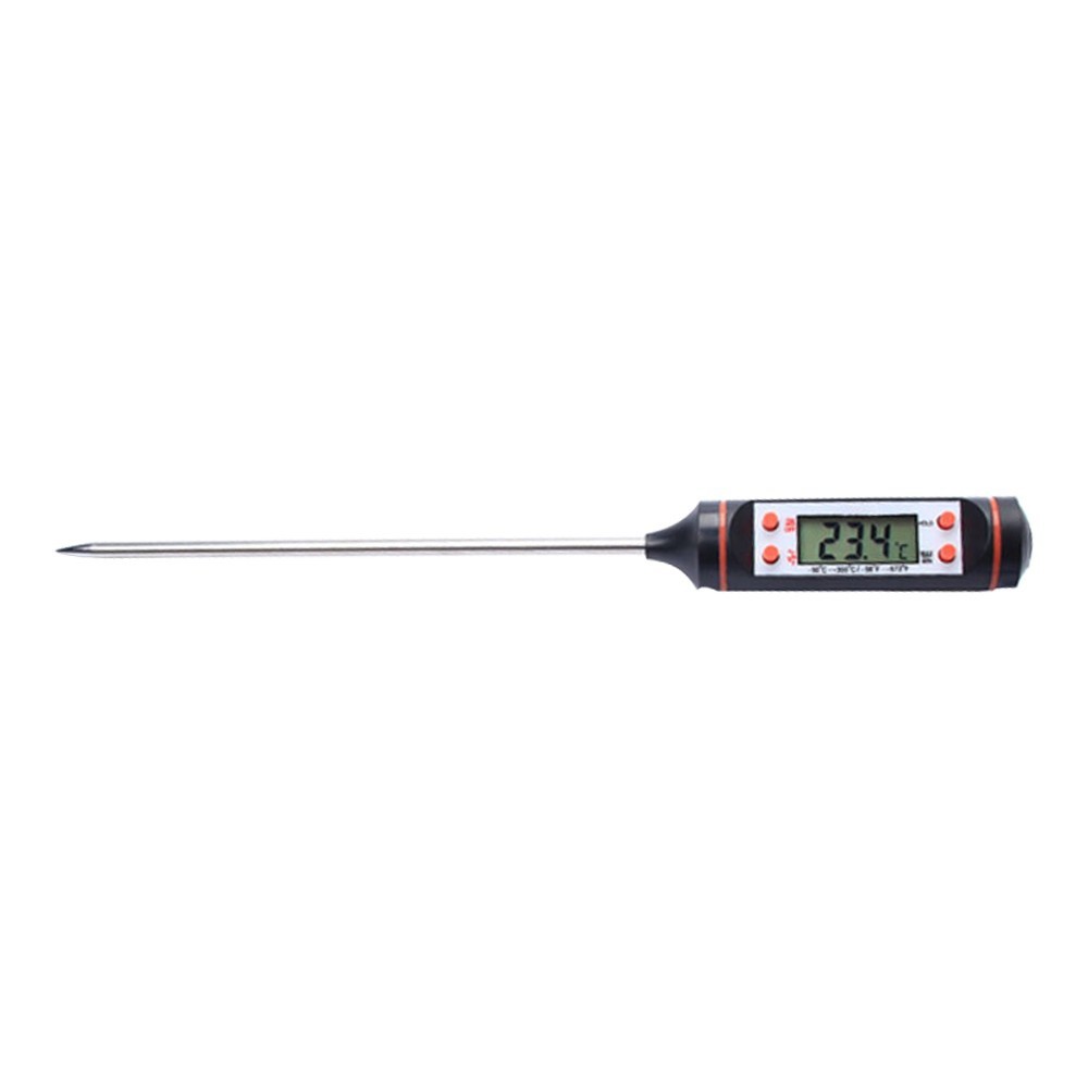 Probe Thermometer 5 Seconds Instant Read LCD Digital Display Super Long ...