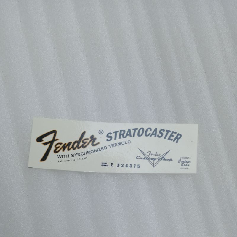 Decal water slide stratocaster big head yingwye | Shopee Malaysia