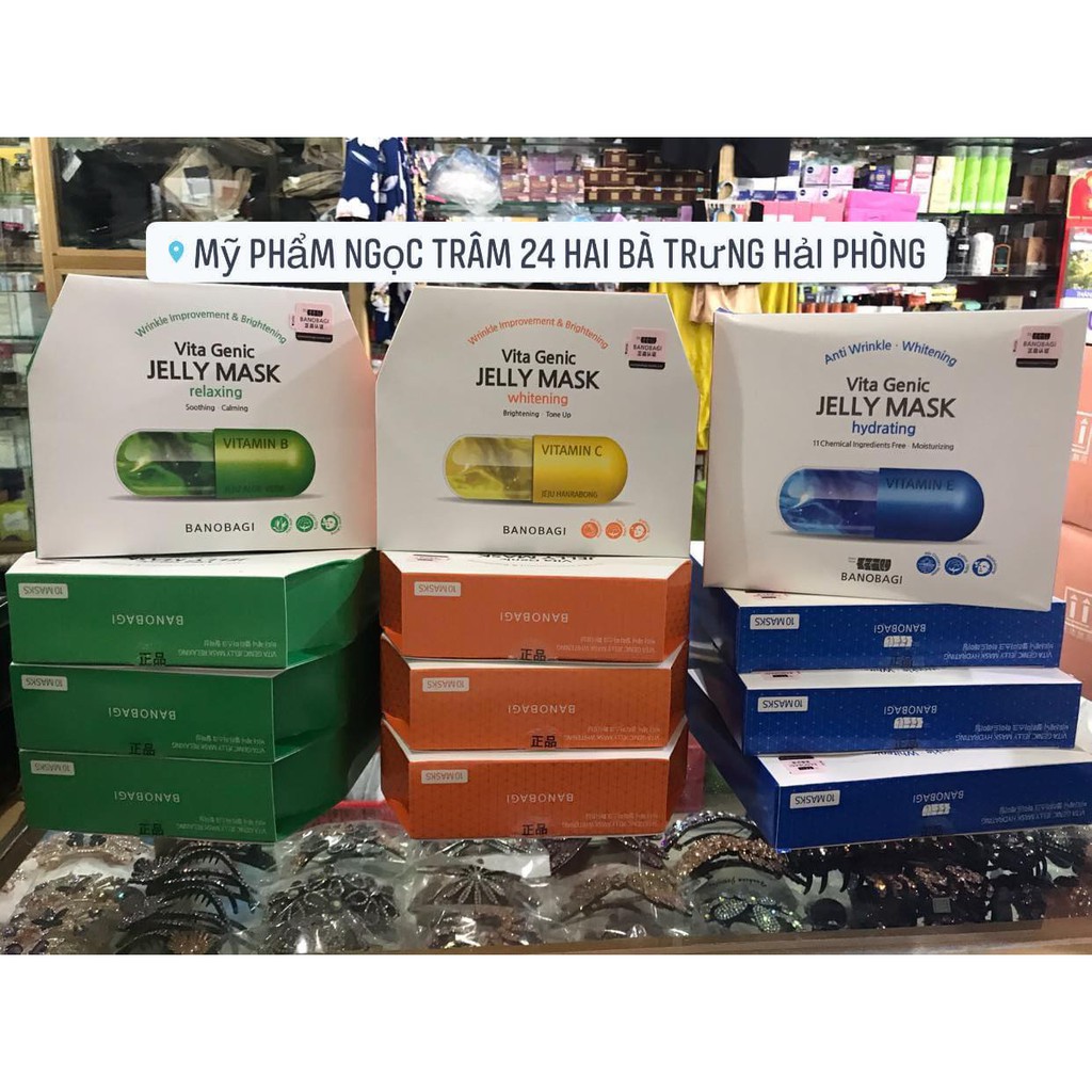 Box of 10 Bags of Skin Care Paper Mask - Korean BNBG Vita Genic Jelly ...