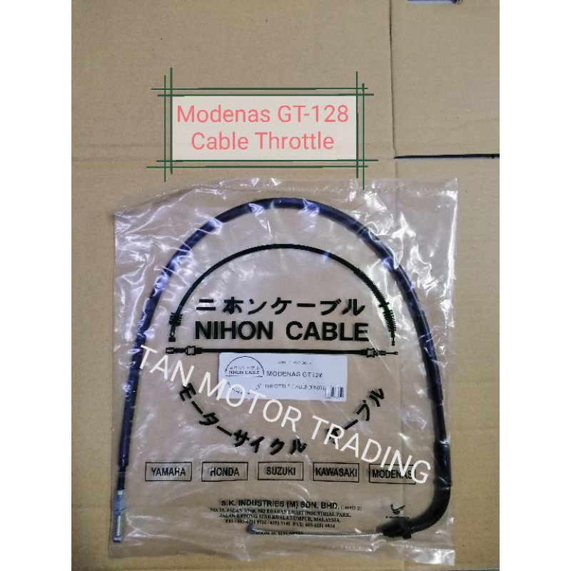 Modenas GT-128 Cable Throttle (Made In Malaysia) | Shopee Malaysia