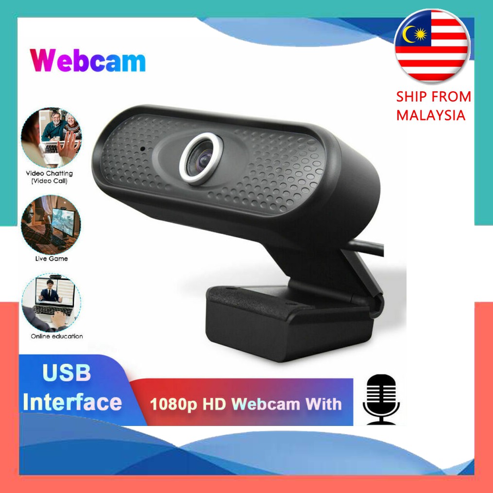 Webcam Full HD 1080P Webcam For Online Teaching Video Calling Recording ...