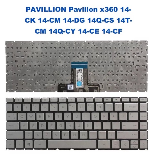 HP Pavilion X360 14-CD 14-CE 14-CM 14-DA 14-DK 14-CK 14-CC Silver ...