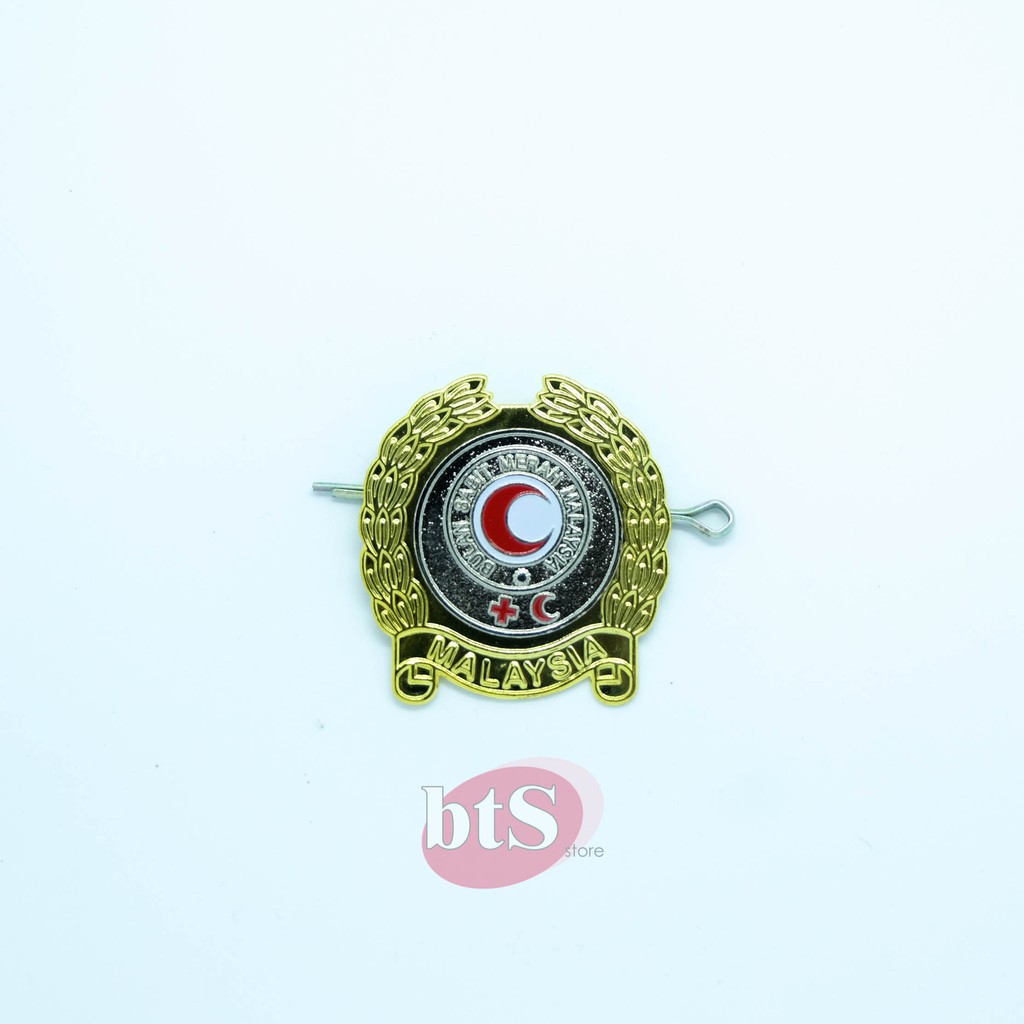 LENCANA TOPI METAL (BSMM / PBSM / Bulan Sabit Merah) | Shopee Malaysia