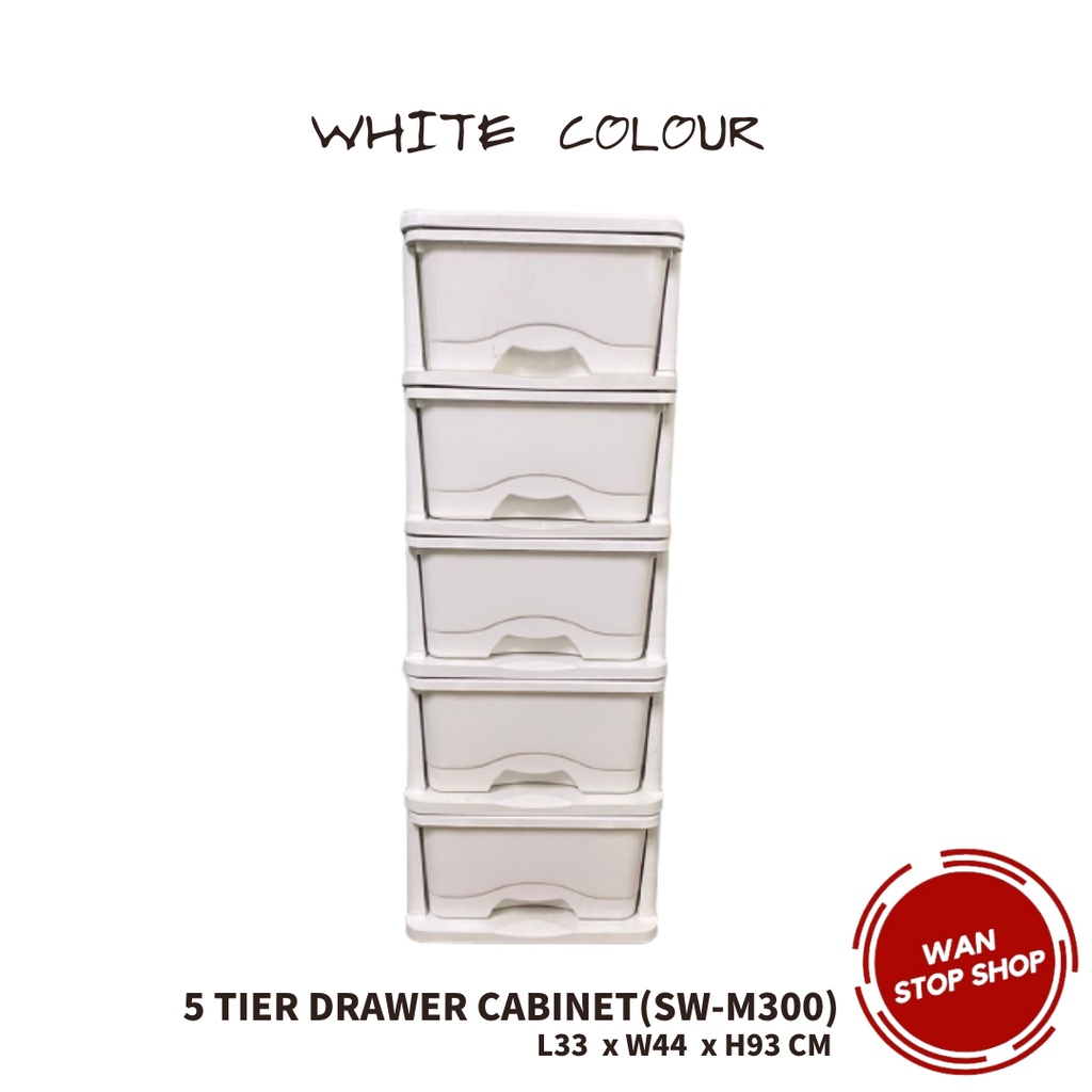 5 Tier Drawer Cabinet, Multipurpose Colorful Storage Drawer SW-M300 ...