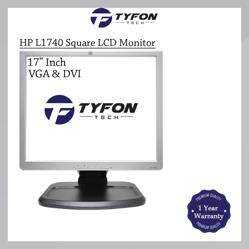 HP 17" Inch LCD Monitor L1740 | Square (Refurbished) | Shopee Malaysia