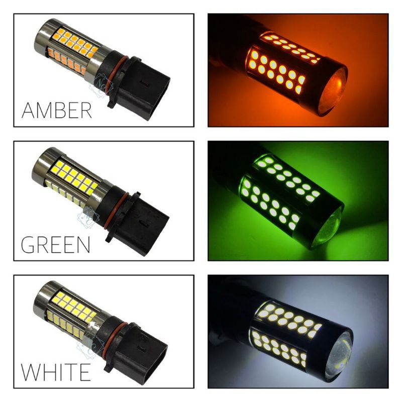 1PC P13W SMD54 DRL LED Bulb for Peugeot 508 Subaru Forester Mazda CX-5 ...