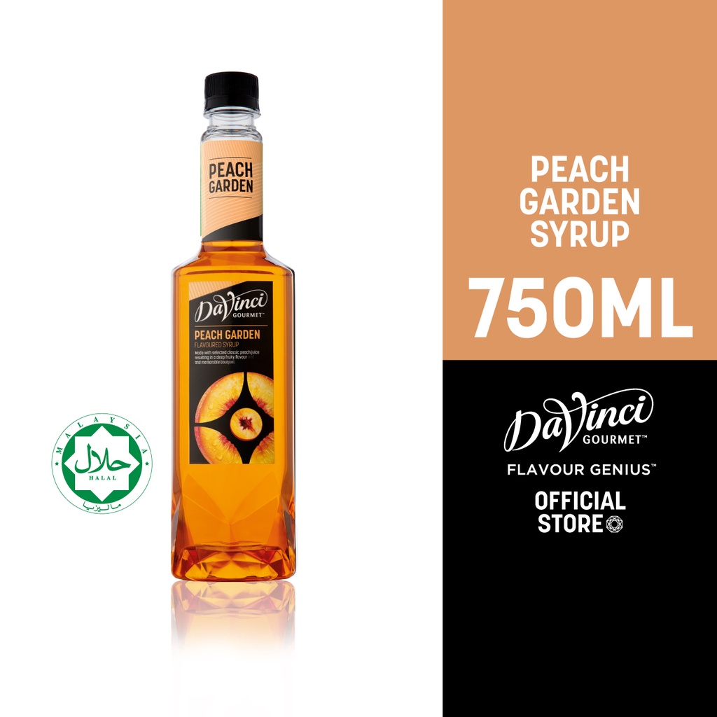 DaVinci Gourmet Peach Garden Syrup (750ml) | Shopee Malaysia