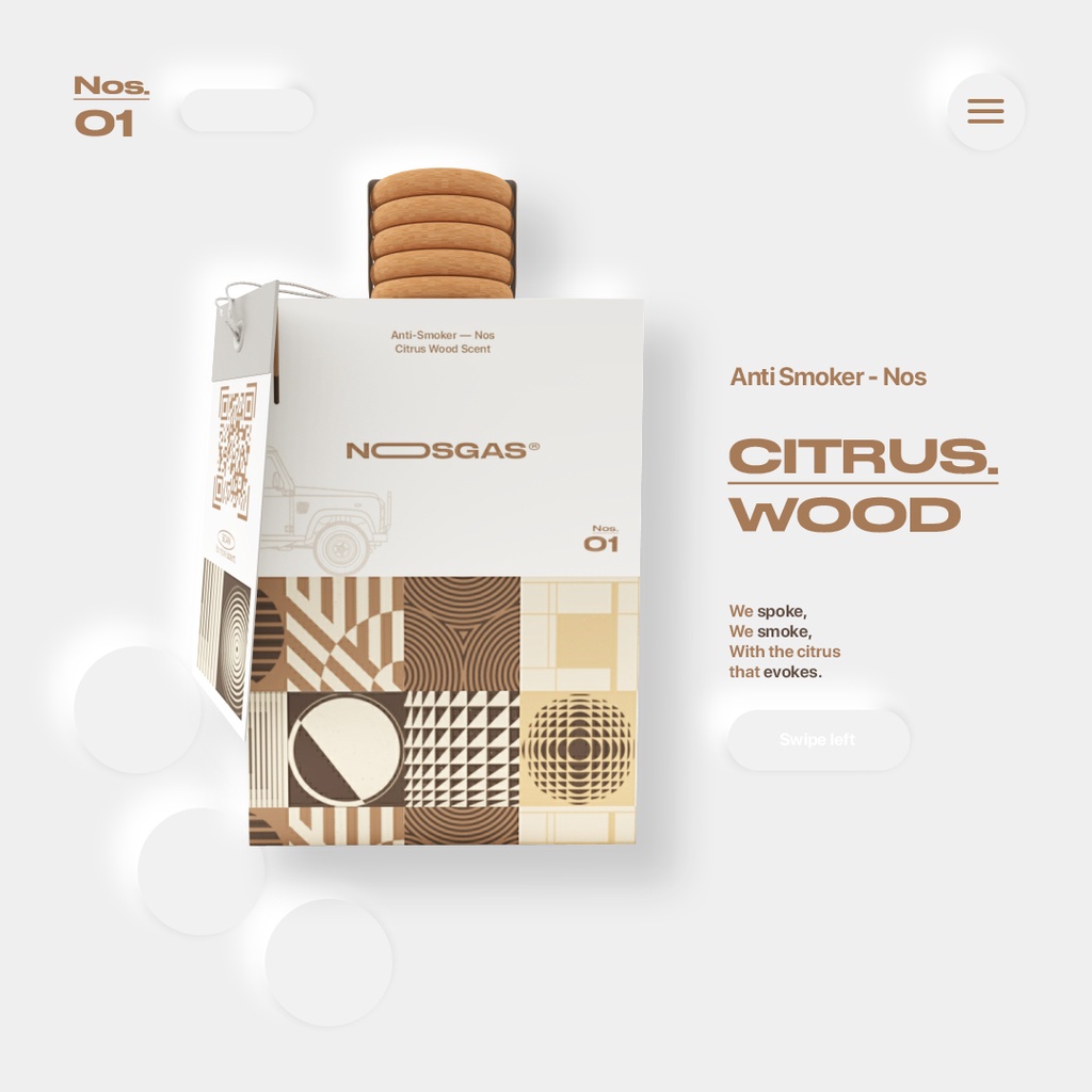 Original Nosgas Car Air Freshner Long Lasting Up to 45 Days | Shopee ...