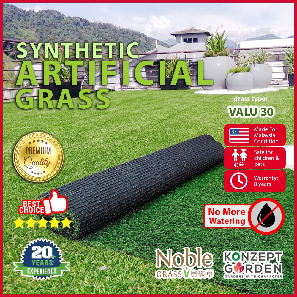 🔥 Outdoor & Indoor Artificial Grass Carpet/fake grass/rumput tipu ...