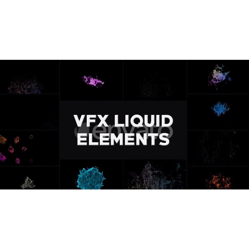 VFX Liquid Elements | Motion Graphics Pack | Shopee Malaysia