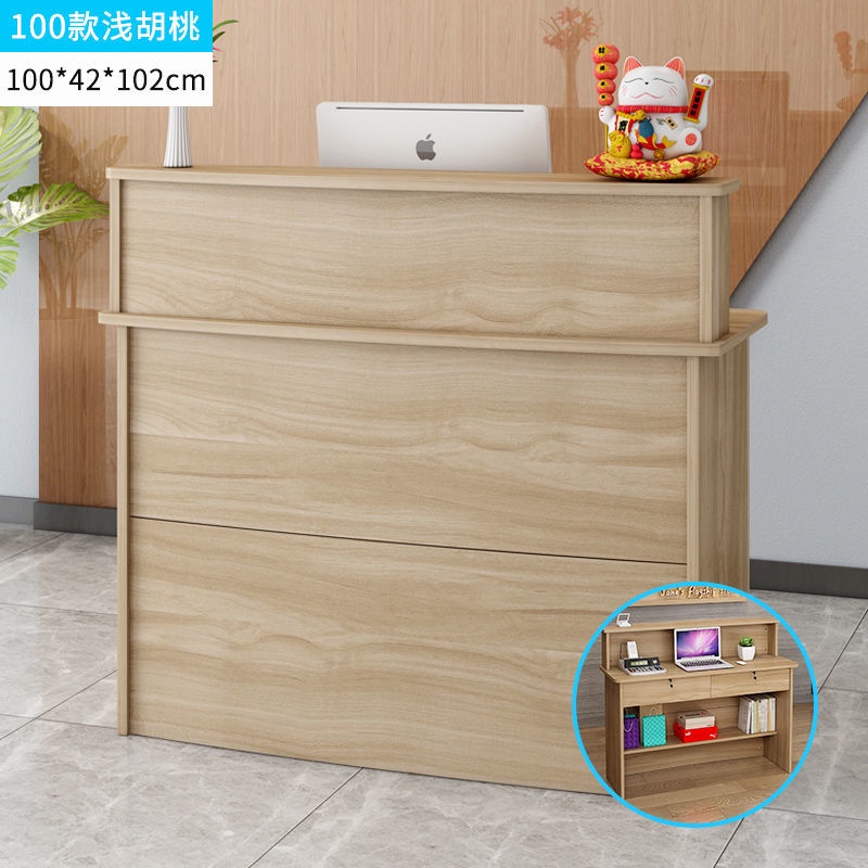 Cashier Counter Table Commercial Reception Wooden Desk Office ...
