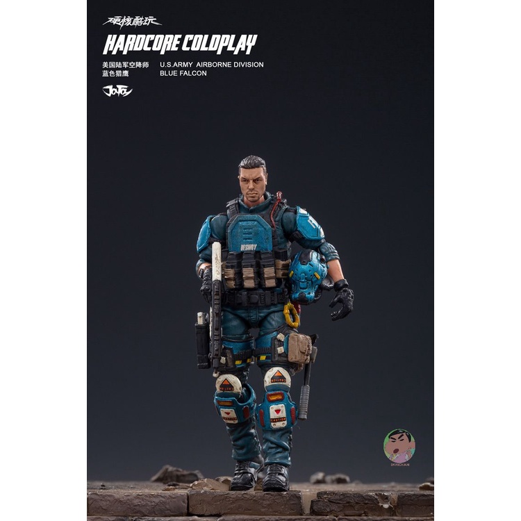 JOYTOY 1/18 U.S Army Airborne Division Blue Falcon Action Figure ...