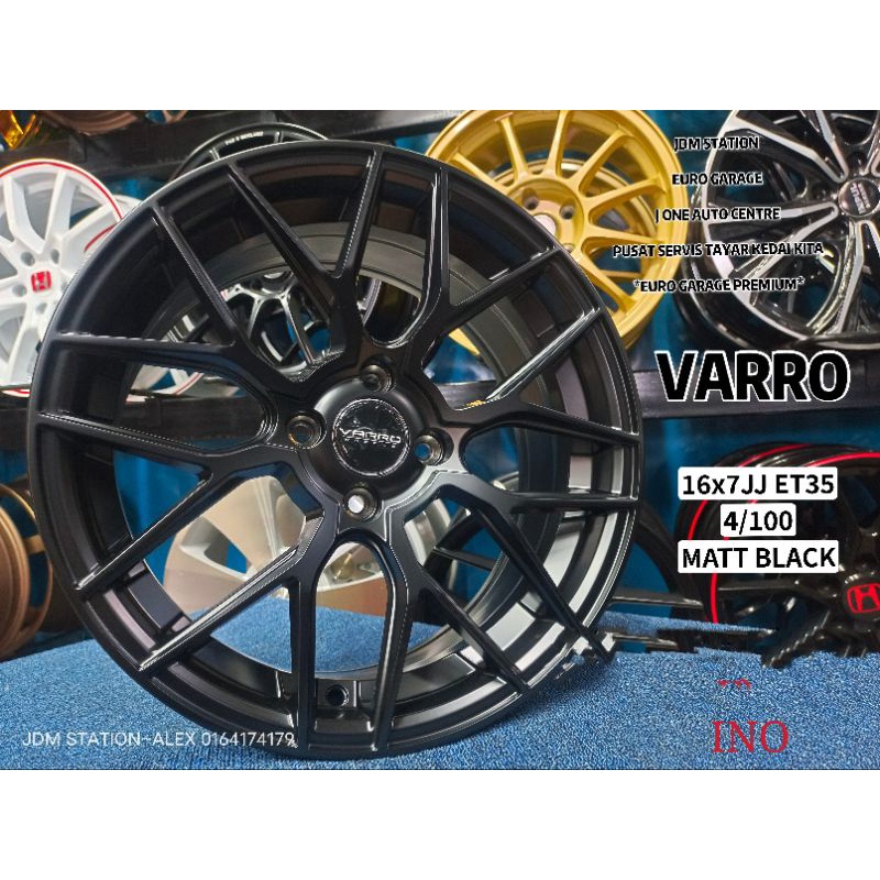 VARRO 16INC SPORT RIM BARU MYVI VIOS JAZZ CITY | Shopee Malaysia