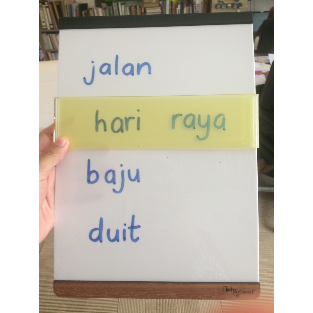 Alat bantu mengajar Disleksia: SET LENGKAP Slide&Read (Papan Baca ...