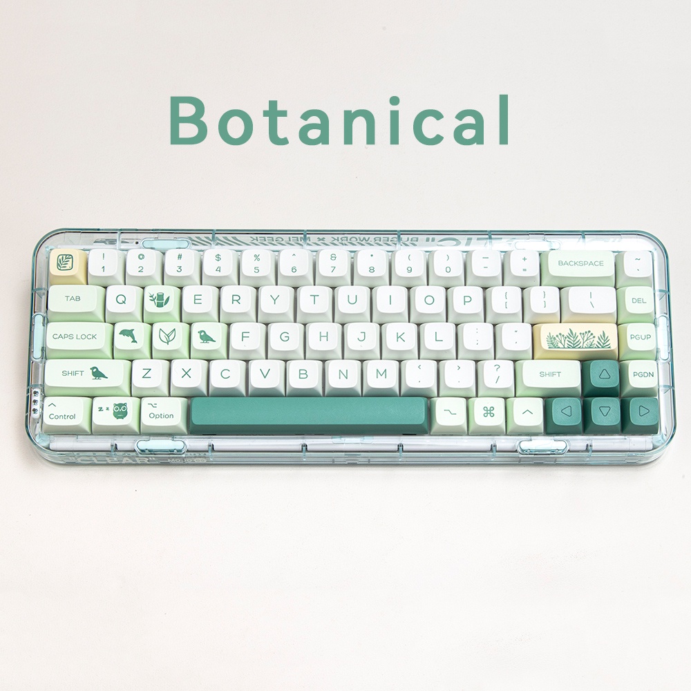 GMK Botanical keycaps XDA profile Dye-Sublimation PBT keycap 144keys ...
