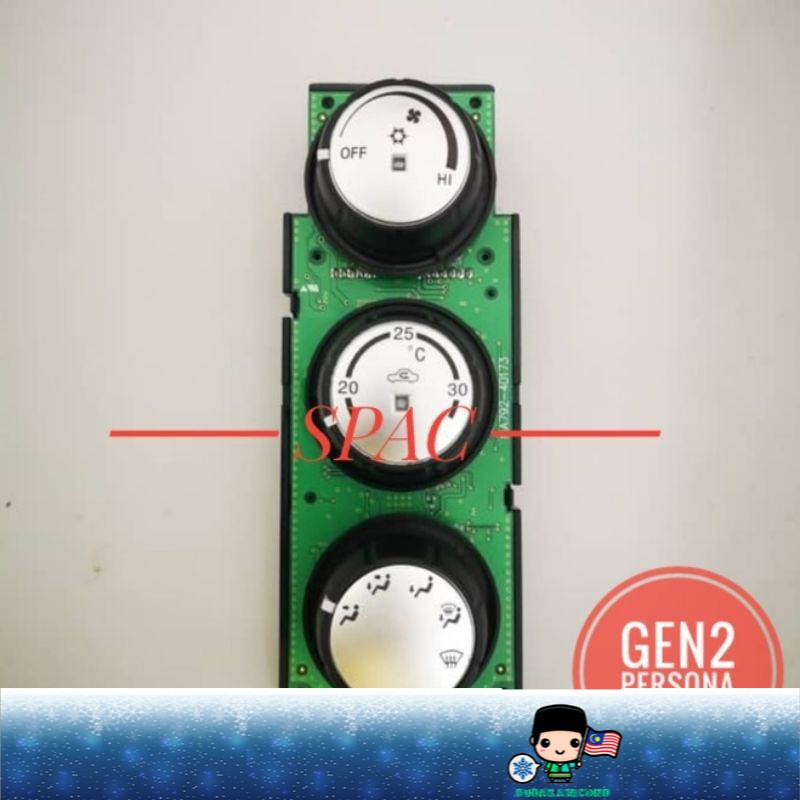 PROTON GEN 2 & PERSONA A.C SWITCH CONTROL PANEL (SANDEN) BAC | Shopee ...