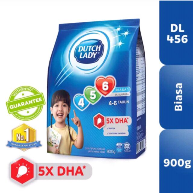 Dutch Lady Milk Powder 4-5thn 900g (Original flavour) | Shopee Malaysia