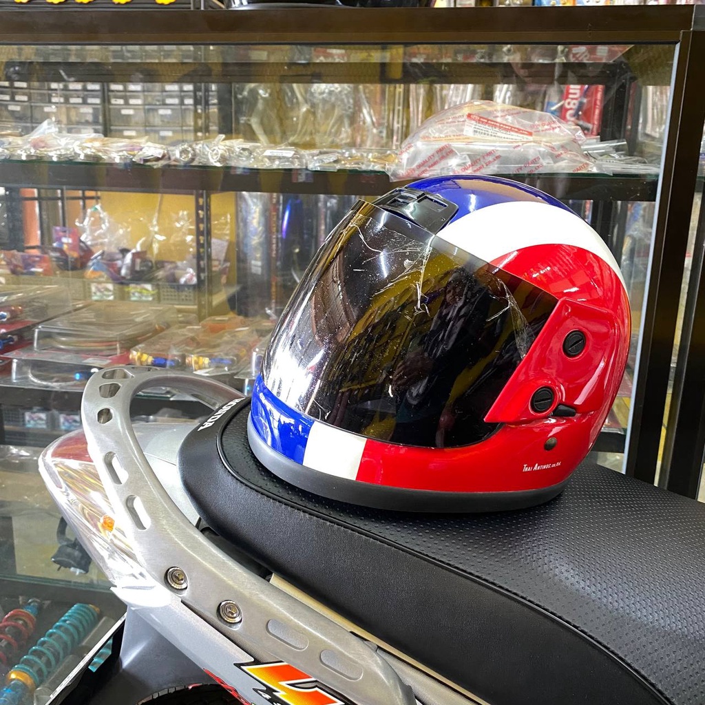 🇹🇭💥HELMET DRAG THAILAND FULL FACE WITH VISOR 🇹🇭💥THAI STYLE FULL FACE ...