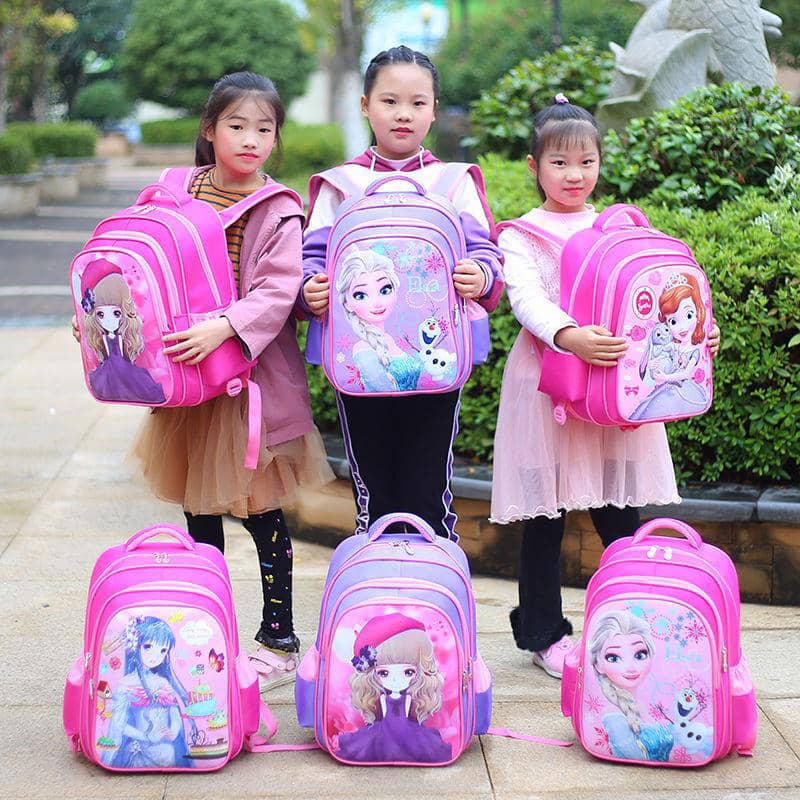 Beg sekolah Frozen Elsa Sofia Primary School Bag Quality Beg Sekolah ...