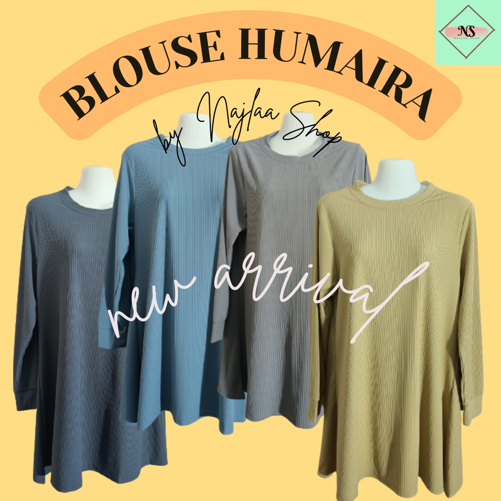 🌹Blouse Ironless HUMAIRA 💋(Size from S to XXL) | Shopee Malaysia