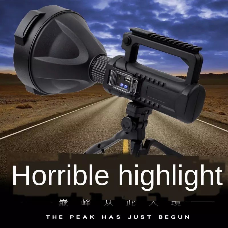 Handheld Searchlight LED Outdoor Lighting Camping Portable Lamp Strong ...