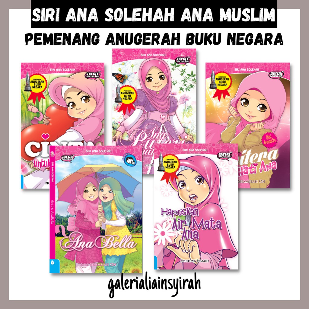 Novel Remaja Ana Muslim Siri Ana Solehah Buku Cerita Novel Kanak kanak | Shopee Malaysia