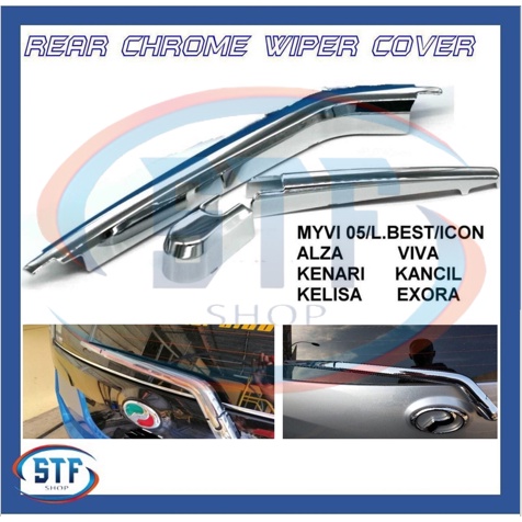 Rear Wiper Chrome Cover For Perodua Alza /Perodua Myvi /Perodua Viva ...