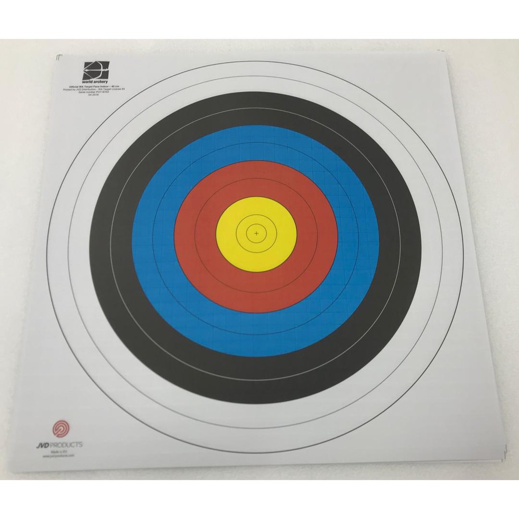 TARGET FACE JVD 40 CM - 1O RING | Shopee Malaysia