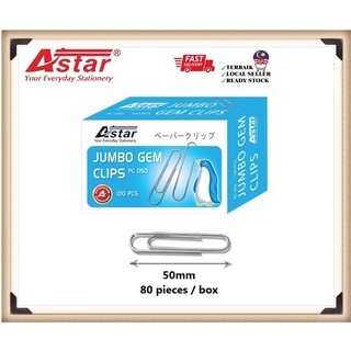 Astar 25mm/31mm/50mm Paper Clip (PC025 / PC030) / Klip Kertas | Shopee ...