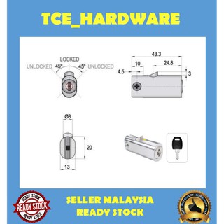 Metal Push Lock Steel Cabinet Lock Door Lock With Master Key System ...