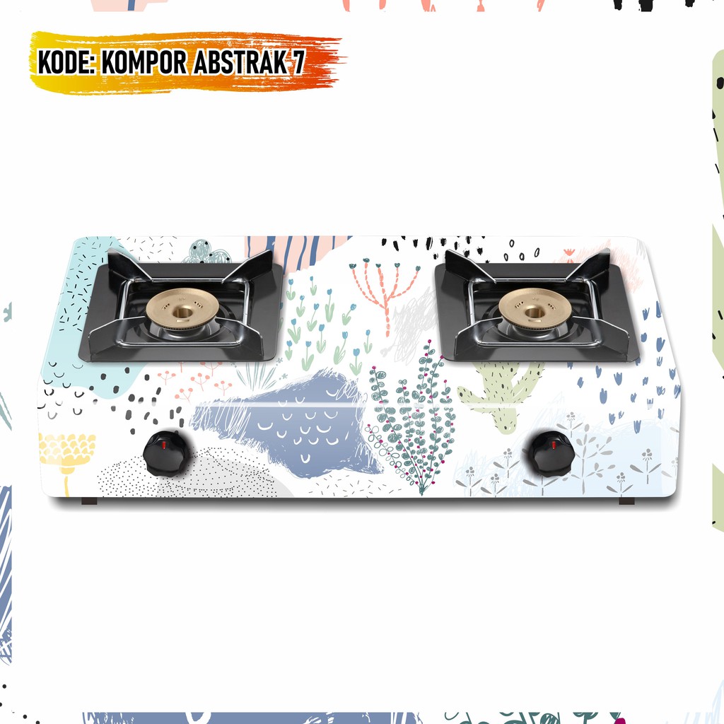 2-burner Stove STICKER And 1-burner STICKER Latest Motif - Abstract ...
