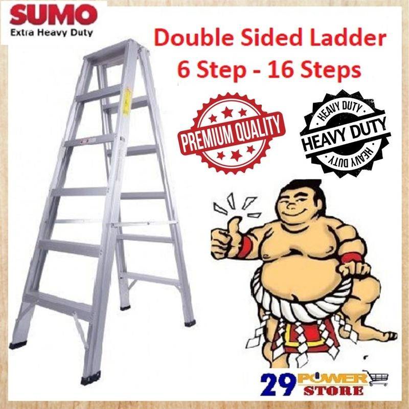 Sumo King Aluminium Heavy Duty Ladder Single Sided / Double Sided Tangga Aluminium Tangga Lipat ...