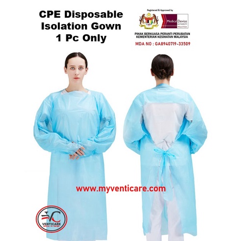 CPE ISOLATION GOWN (1pc) | Shopee Malaysia
