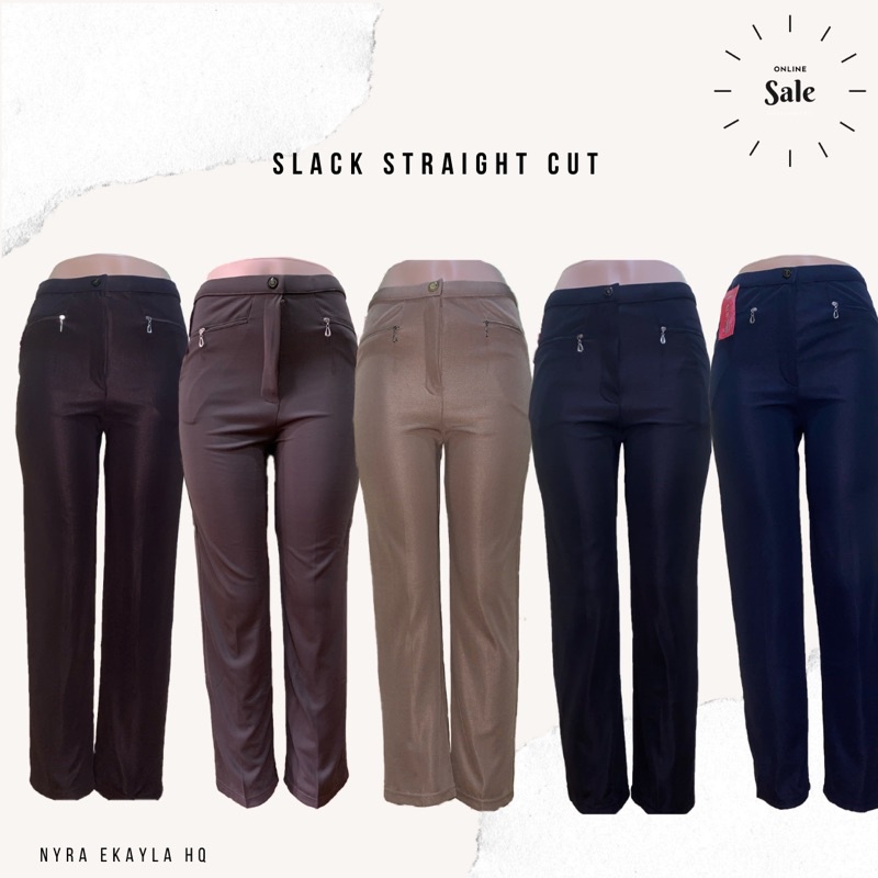 SELUAR SLACK STRAIGHT CUT | Shopee Malaysia