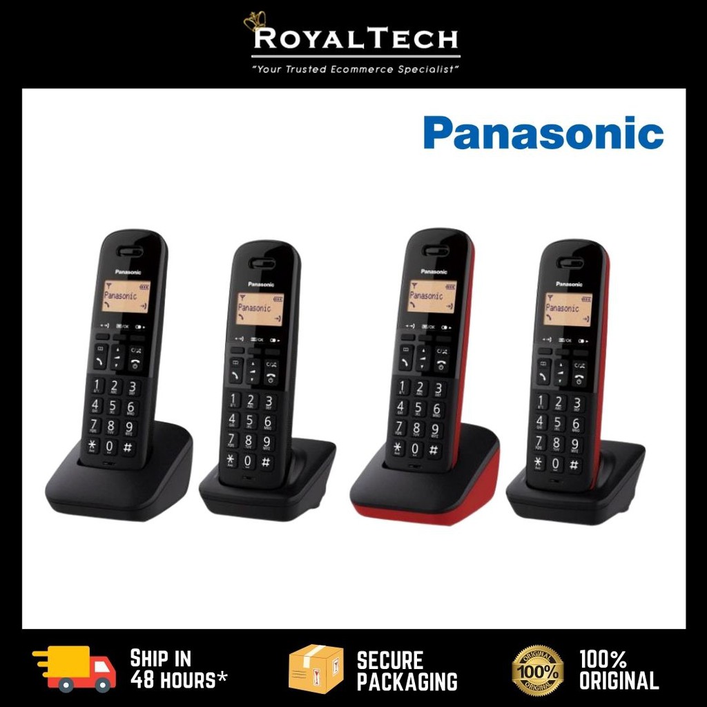 PANASONIC Digital Cordless Dect Phone KX-TGB312 KX-TGB312ML Twin pack (Home Office Maxis Time TM ...