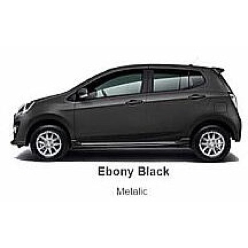 Perodua Axia spoiler with led light ( socket pnp )factory paint ready ...