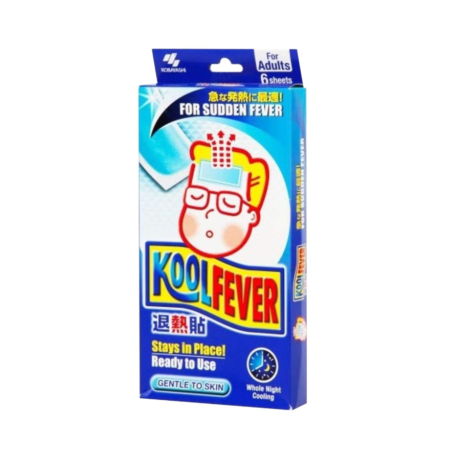KOOLFEVER Cooling Gel Sheet Adult (2'S x 6) | Shopee Malaysia