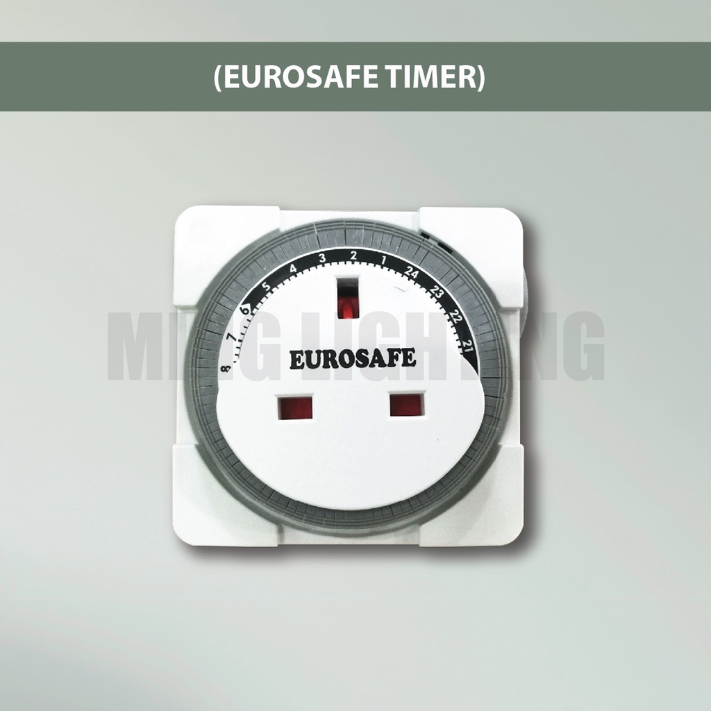 (Sirim) NipponII 13A Timer Switch On Off Plug Mechanical Theben Analog 24Hours Plak Extension ...