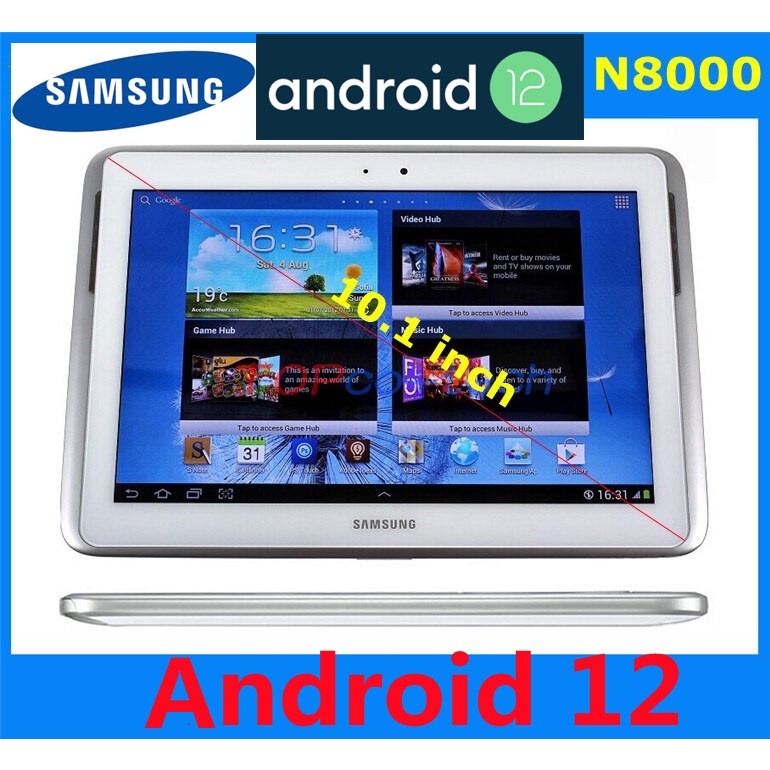 Android 12.0 (100% original used)Samsung Galaxy Note 10.1 (GT-N8000/GT-N8010 )Tablet 10.1 ...